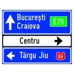 Indicatoare de orientare – Marcaje si Indicatoare Rutiere